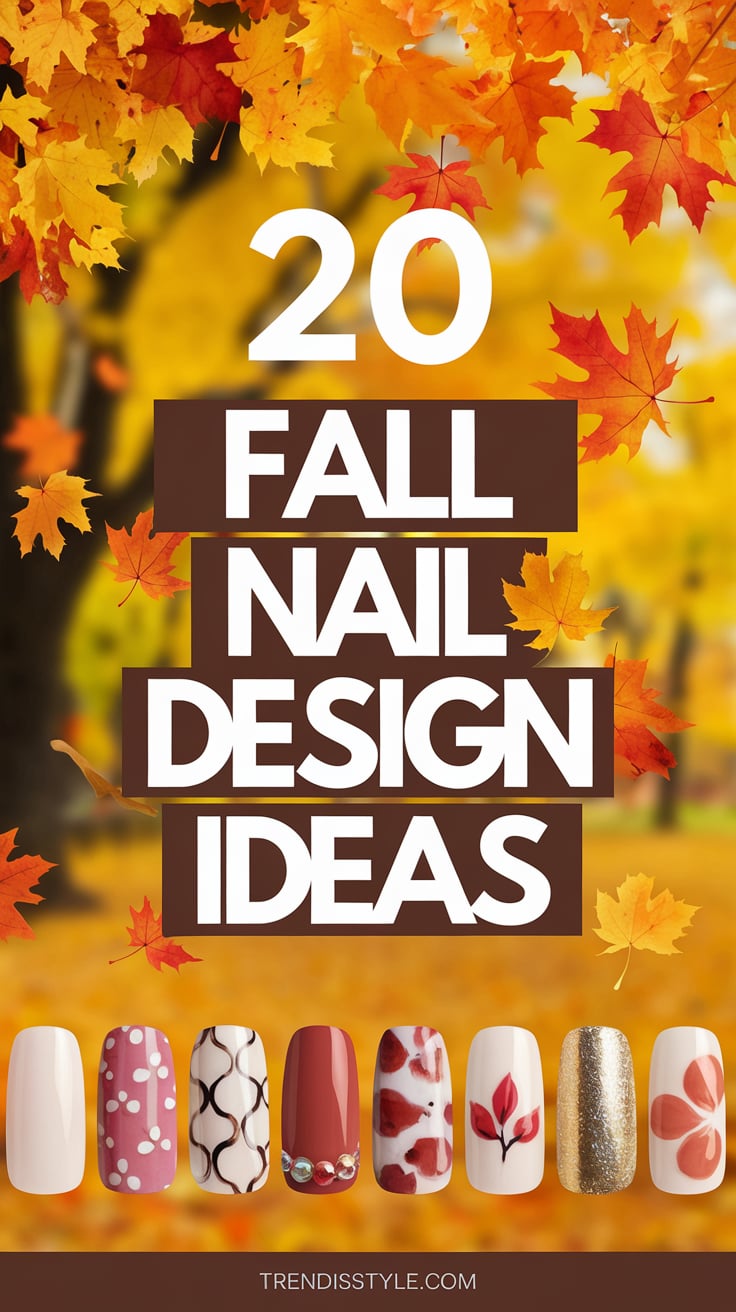 20 Fabulous Fall Nail Design Ideas to Embrace the Season – Trend Is Style