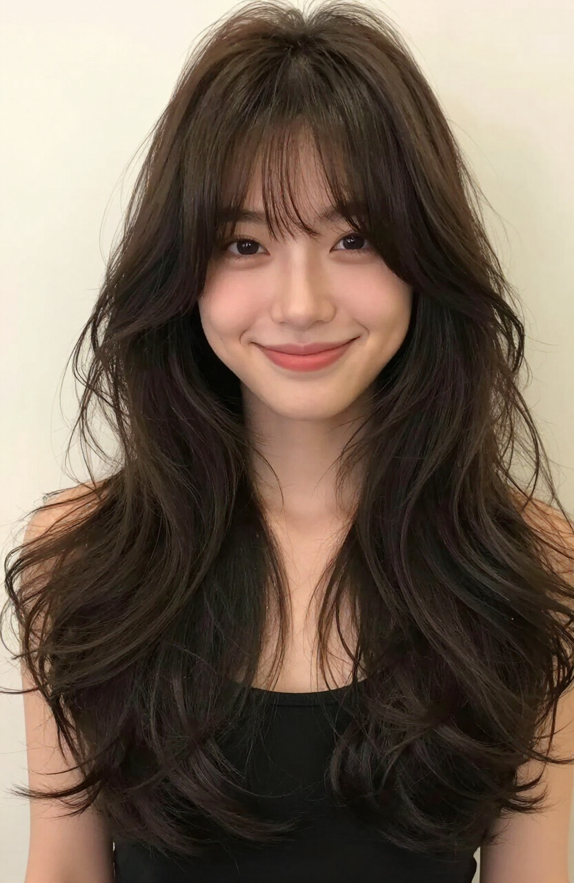 15 Curtain Bangs Hairstyles for Long Hair Women – Trend Is Style